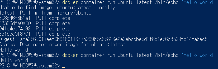 190415_docker container run cli | ThinkGround