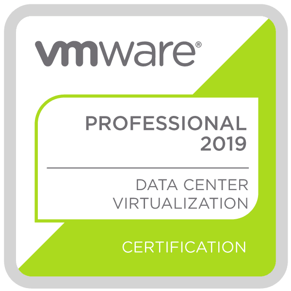 191009 Vmware Certified Professional Data Center Virtualization 2019
